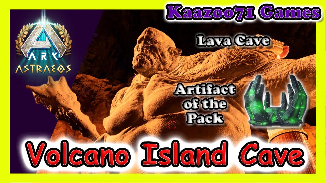 Astraeos Volcano Island Cave - Ark Survival Ascended 💥 - YouTube