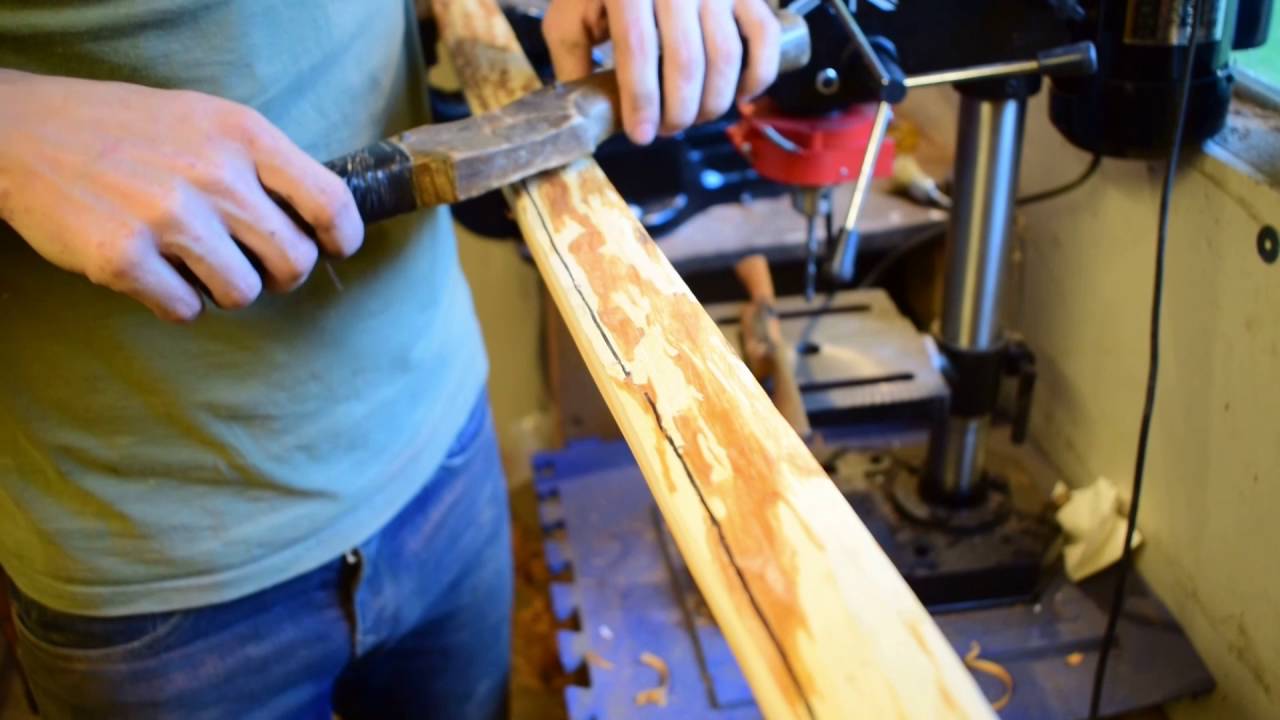 Boston Bows - Making the Heavy Self Yew Warbow - YouTube