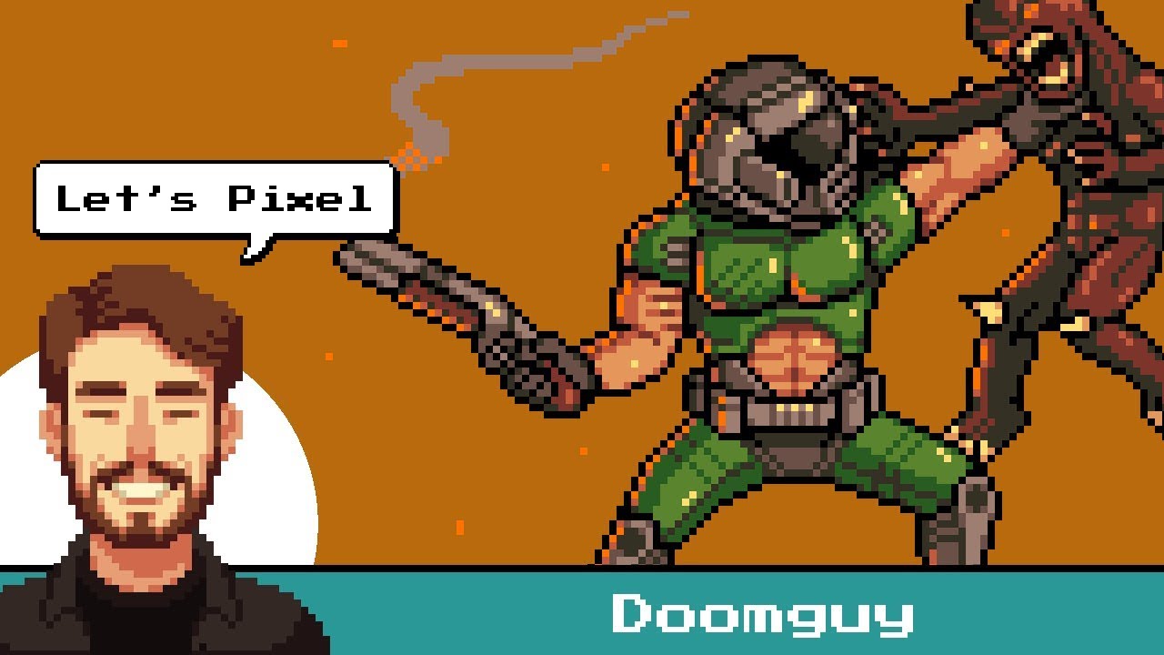 [ Let's Pixel ] Doomguy - YouTube