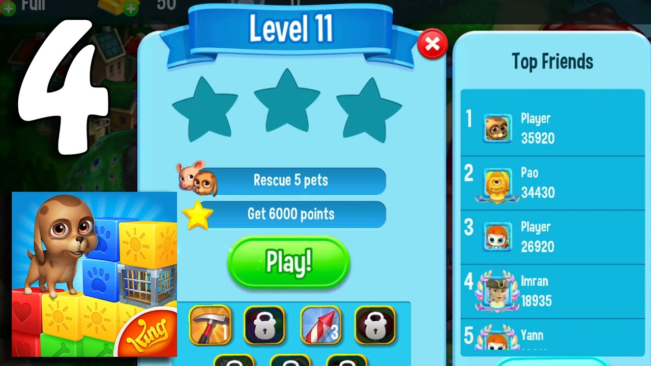 Pet Rescue Saga - Level 11 And More - Gameplay Walkthrough Part 4 ...