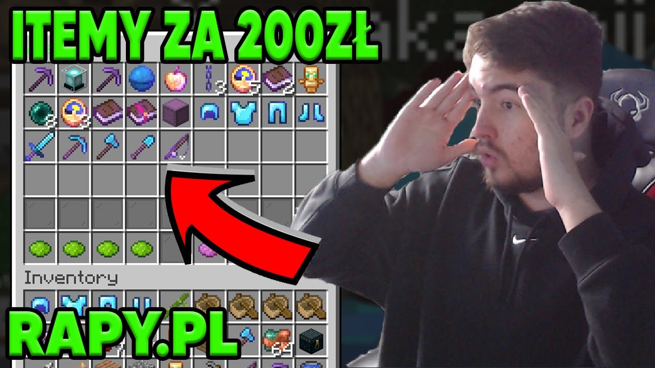 ITEMY ZA 200ZŁ NA EARTH SMP (RAPY.PL) - YouTube