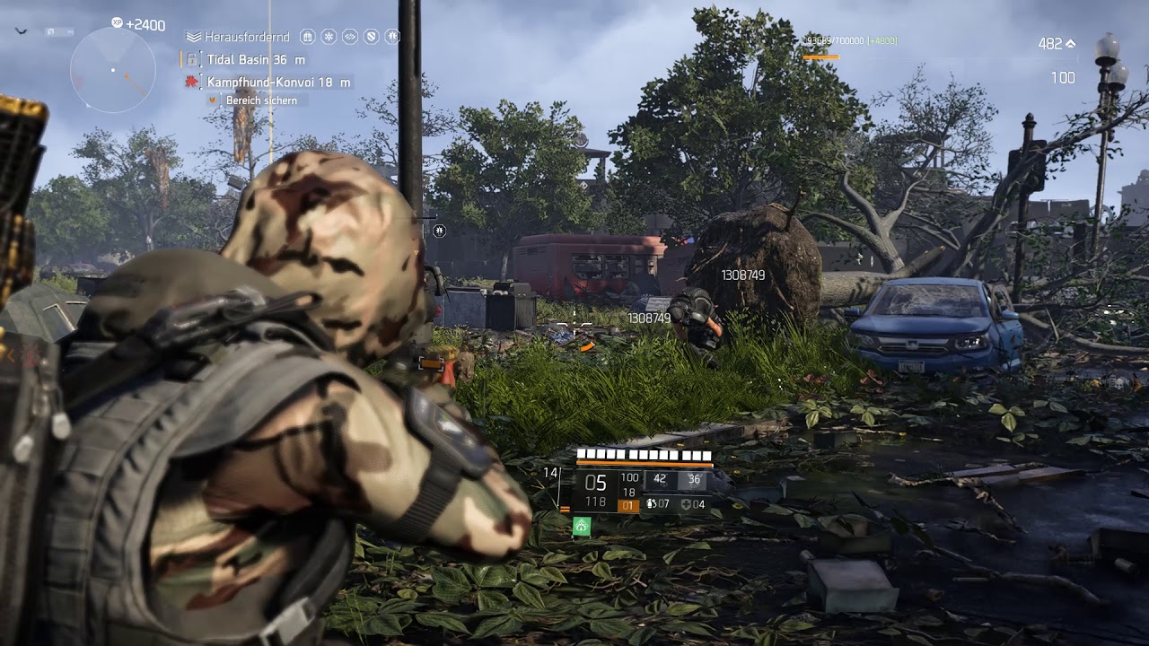 THE DIVISION 2 - WARHOUND FASTEST SHD SOLO XP - YouTube