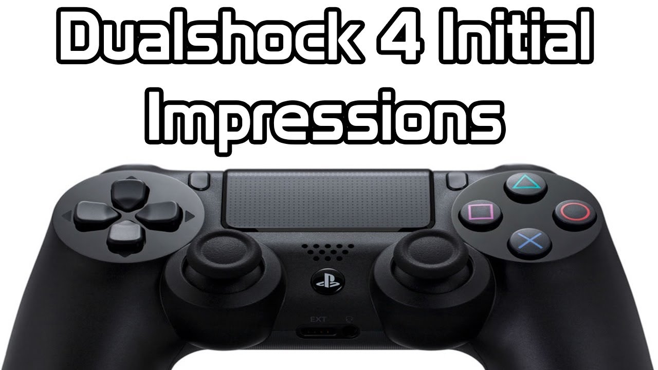 PS4 Dualshock 4 Initial Impressions / Review - YouTube