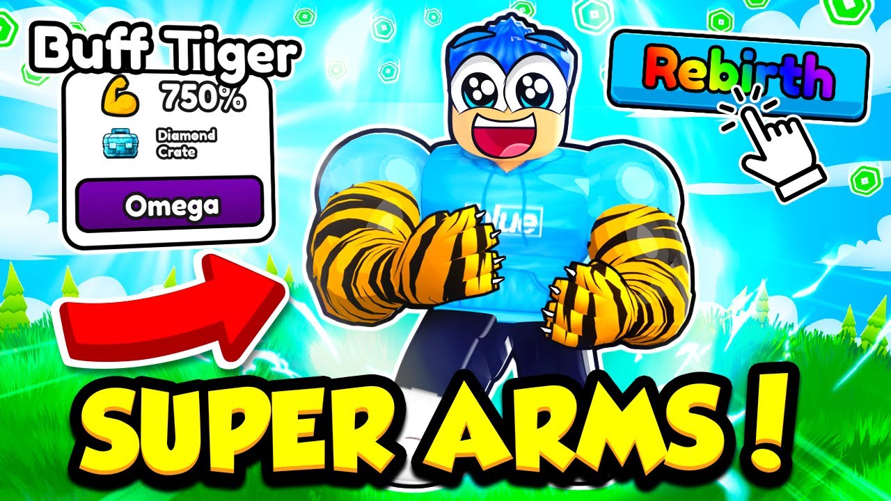 I GOT SUPER OP ARMS IN ARM WRESTLE SIMULATOR AND SUPER REBIRTHED AGAIN ...