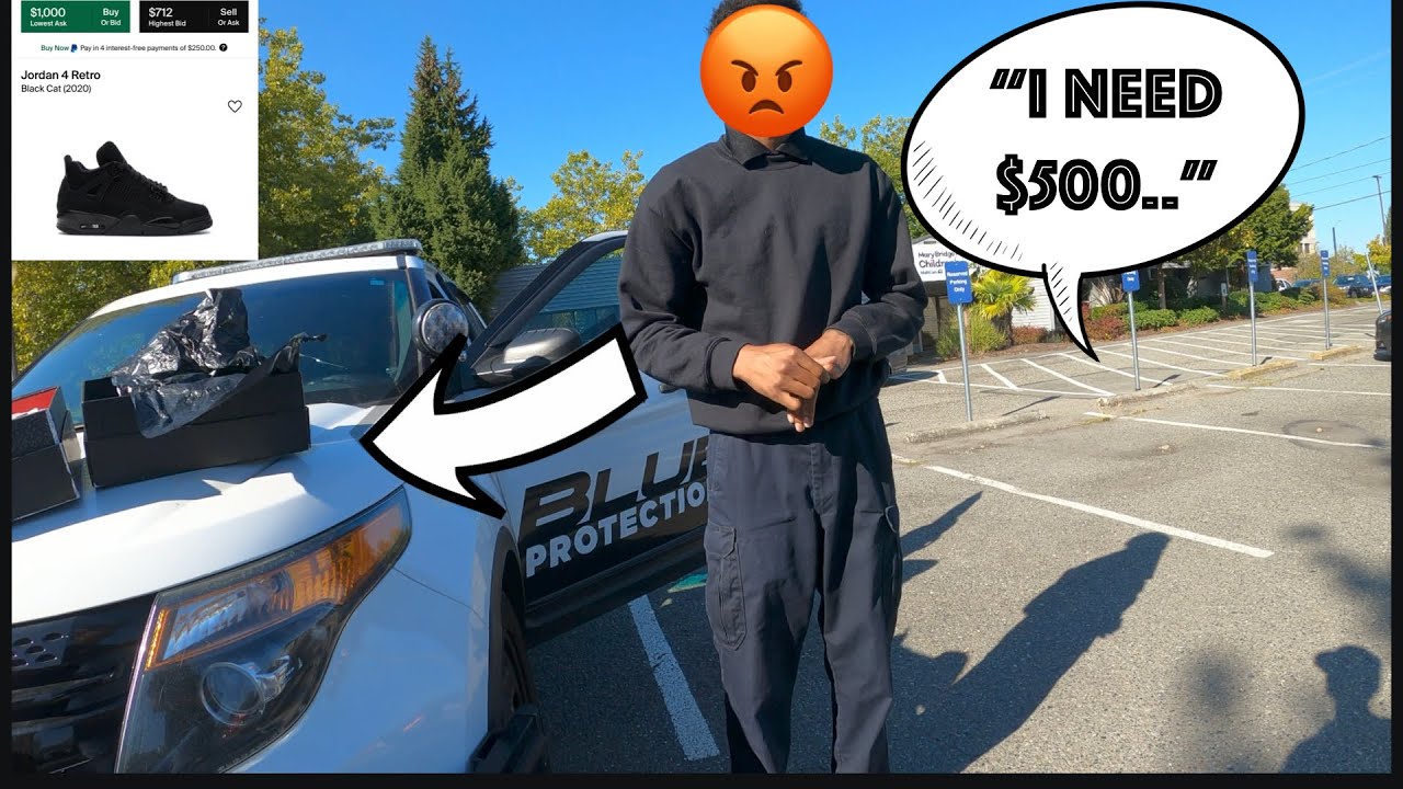 Buying Jordans From A Officer! (HE WASN'T HAPPY) - YouTube