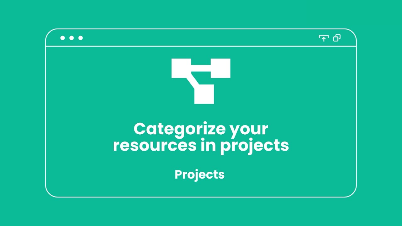 Categorize your resources in projects - YouTube