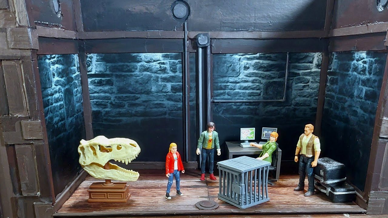 Jurassic World Playset! Mattel Scale Dioramas! - YouTube