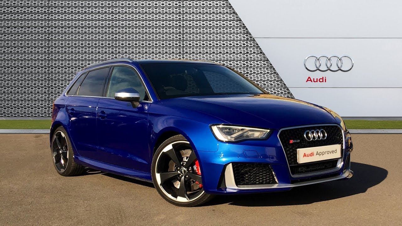YH65MRV AUDI A3 RS3 SPORTBACK QUATTRO NAV BLUE 2015, Bradford Audi ...