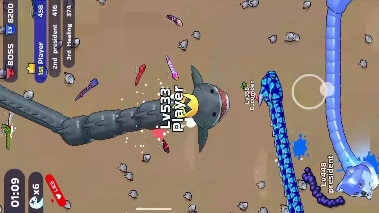 snake war snake clash - YouTube