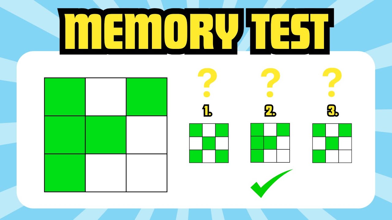 Memory Test: How Many Can You Get Right? - YouTube