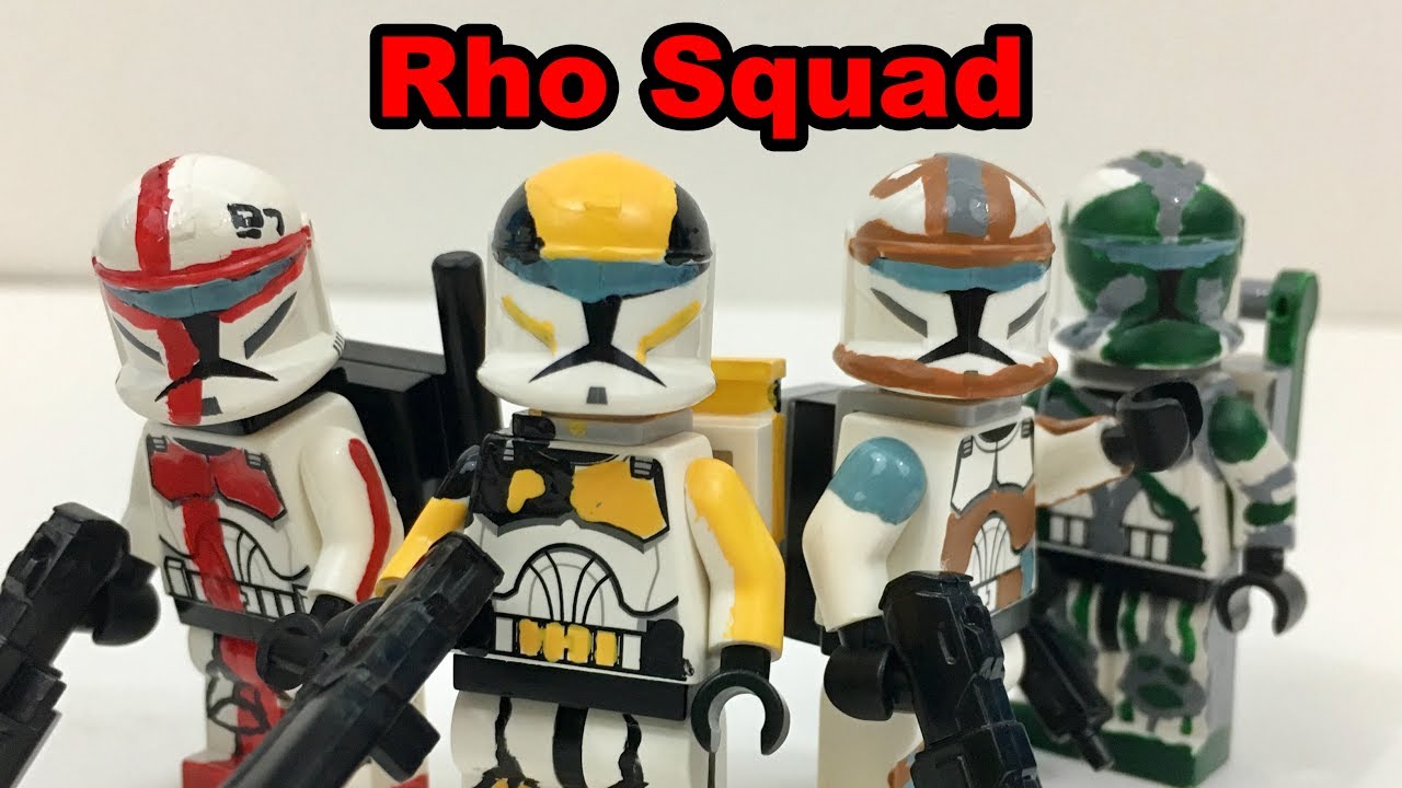 LEGO Star Wars Rho Squad Custom Showcase!! - YouTube