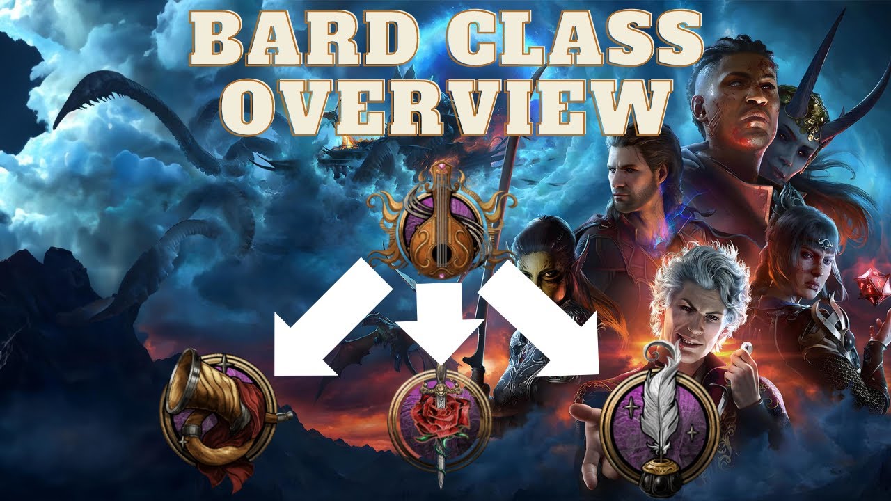 Bard class overview for Baldur's Gate 3 l BG3 - YouTube