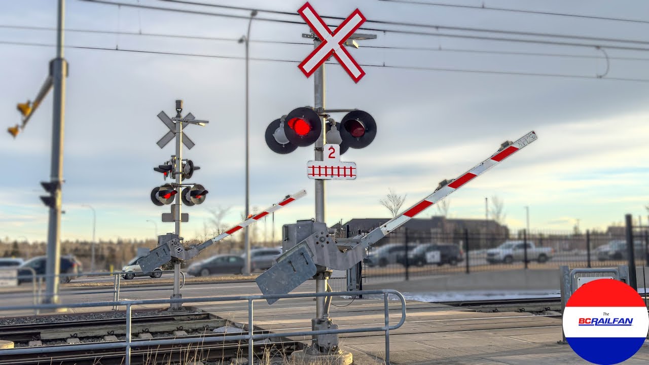 Railroad Crossing | Greenway, Calgary, AB - YouTube