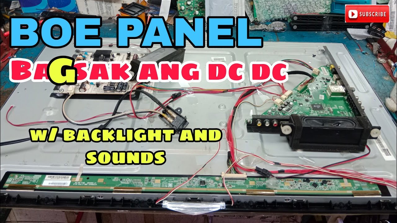 How to repair Led tv boe panel dc dc protect. - YouTube
