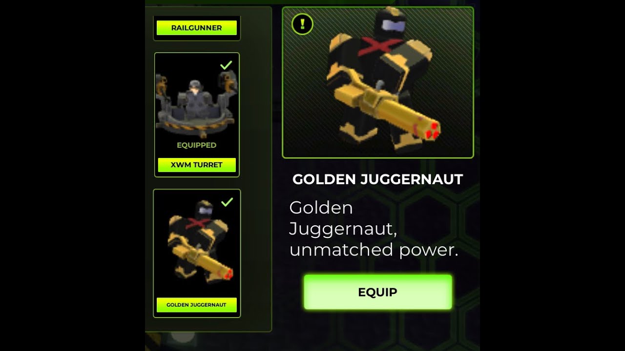 Using Golden Juggernaut For The First Time! (Roblox - TDX) - YouTube