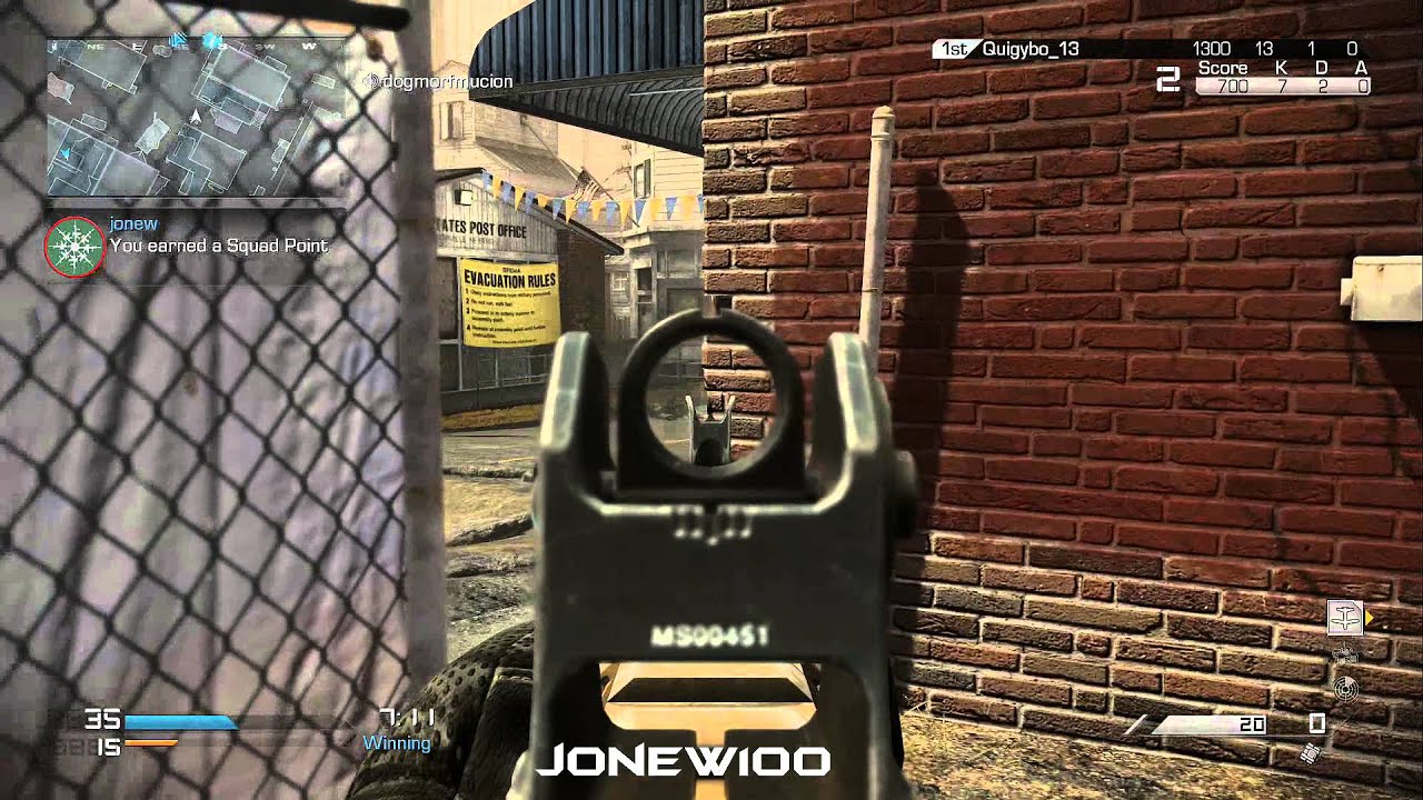 PS4 cod ghosts warhawk 17 3 gameplay remington loadout merry christmas ...