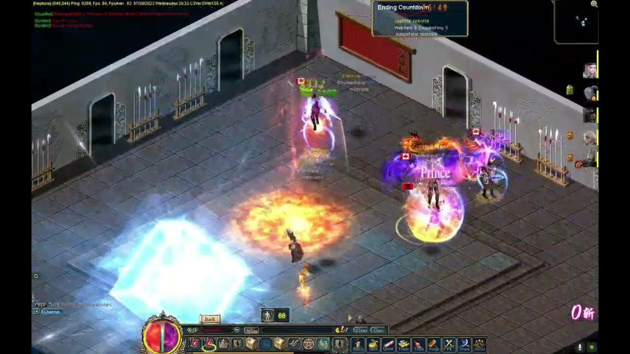 Conquer Online - Skill Team PK - Neptune lvl 99 20 / 7 / 2022 - YouTube