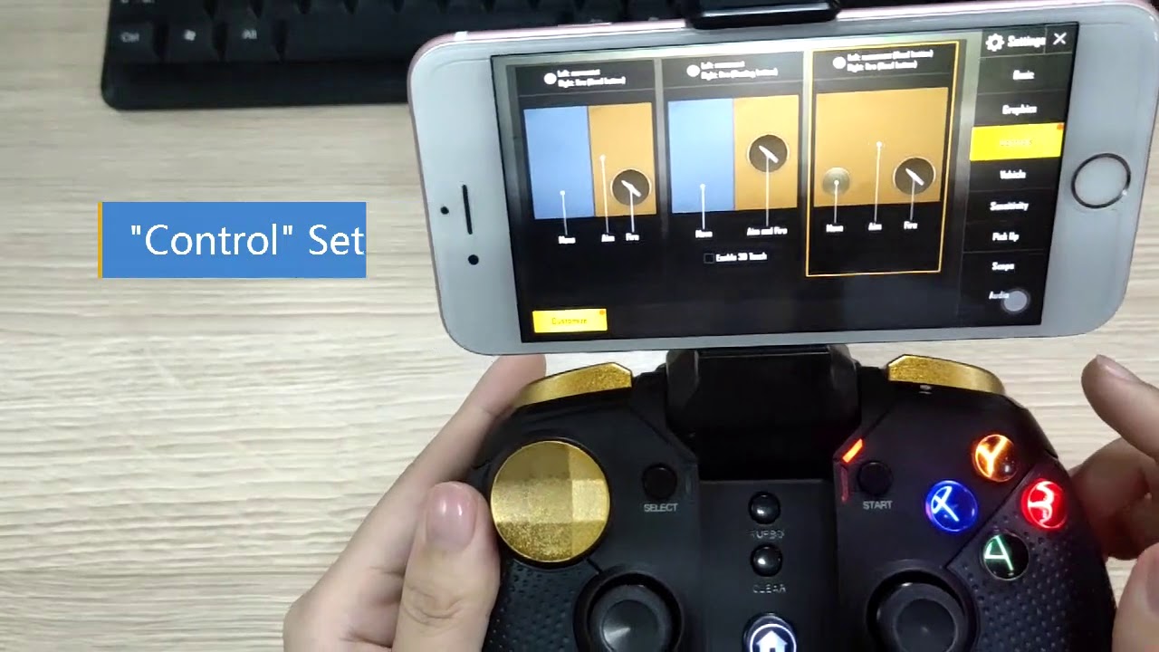 Ipega game controller PG-9118 Operation 4th _PUBG Game Setting - YouTube