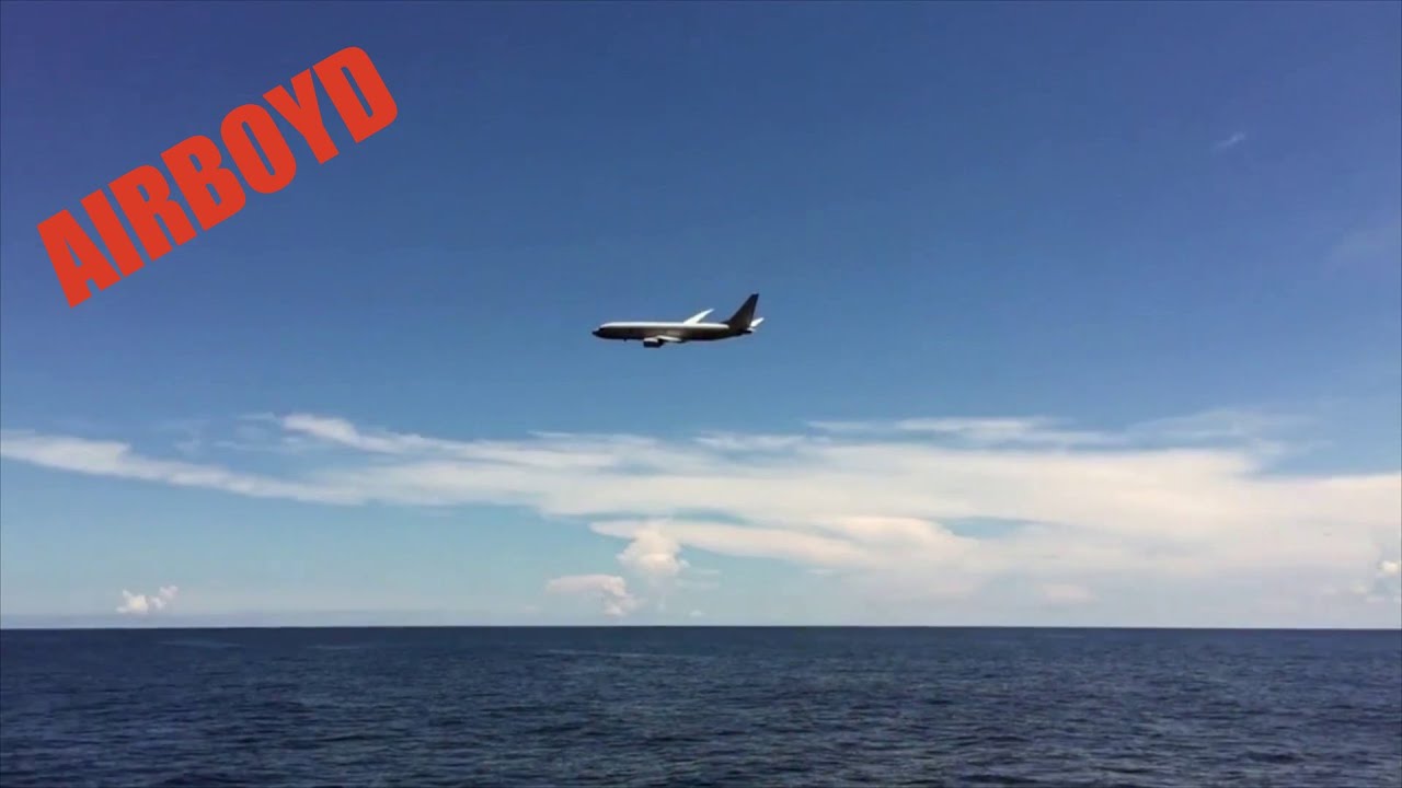 Boeing P-8 Poseidon Submarine Flyover - USS California (SSN-781) - YouTube