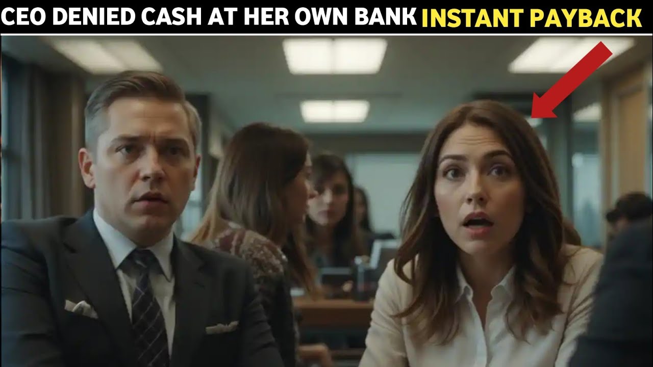 CEO Denied Cash at Her Own Bank—Instant Payback - YouTube