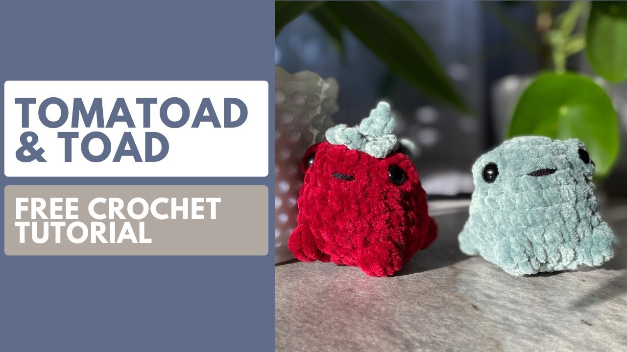 TomaTOAD & Toad Crochet Pattern | Free Crochet Pattern - YouTube