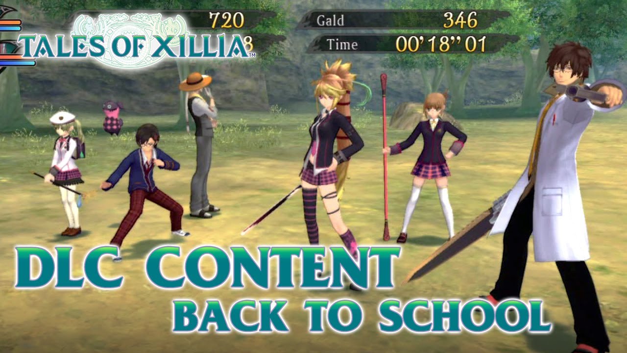 Tales of Xillia - PS3 - School Uniforms DLC content (trailer) - YouTube