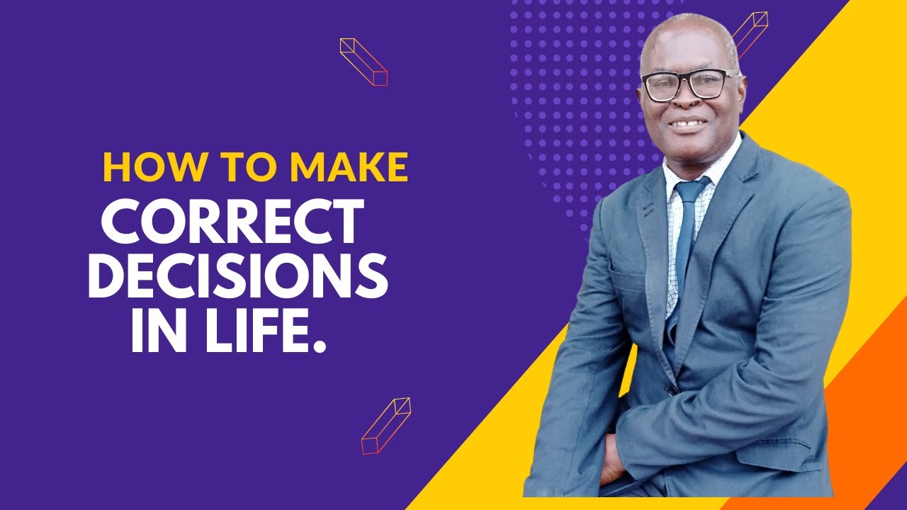 HOW TO MAKE CORRECT DECISIONS IN LIFE AND AVOID REGRETS. - YouTube