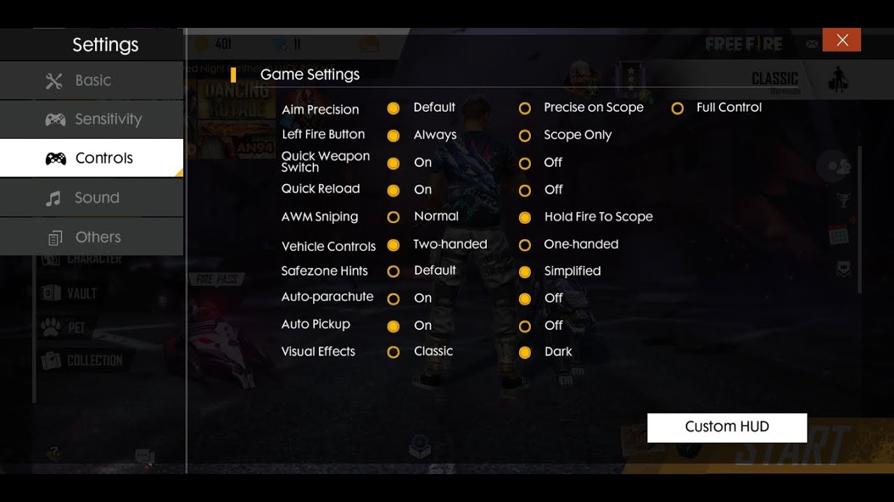 Free fire best control settings 💯 (Gaming zone) - YouTube