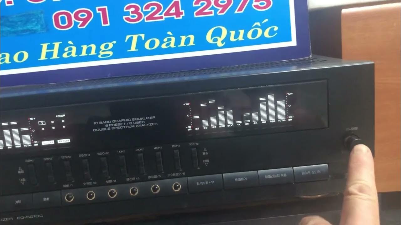 Hướng dẫn chỉnh lọc xì inkel EQ_5010C trước khi gửi b khách Hà Nam - YouTube