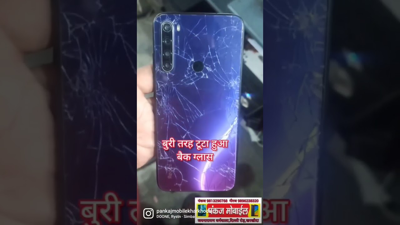 How to fix?? Mobile Broken Back glass Cheap Solution #shorts #youtube # ...