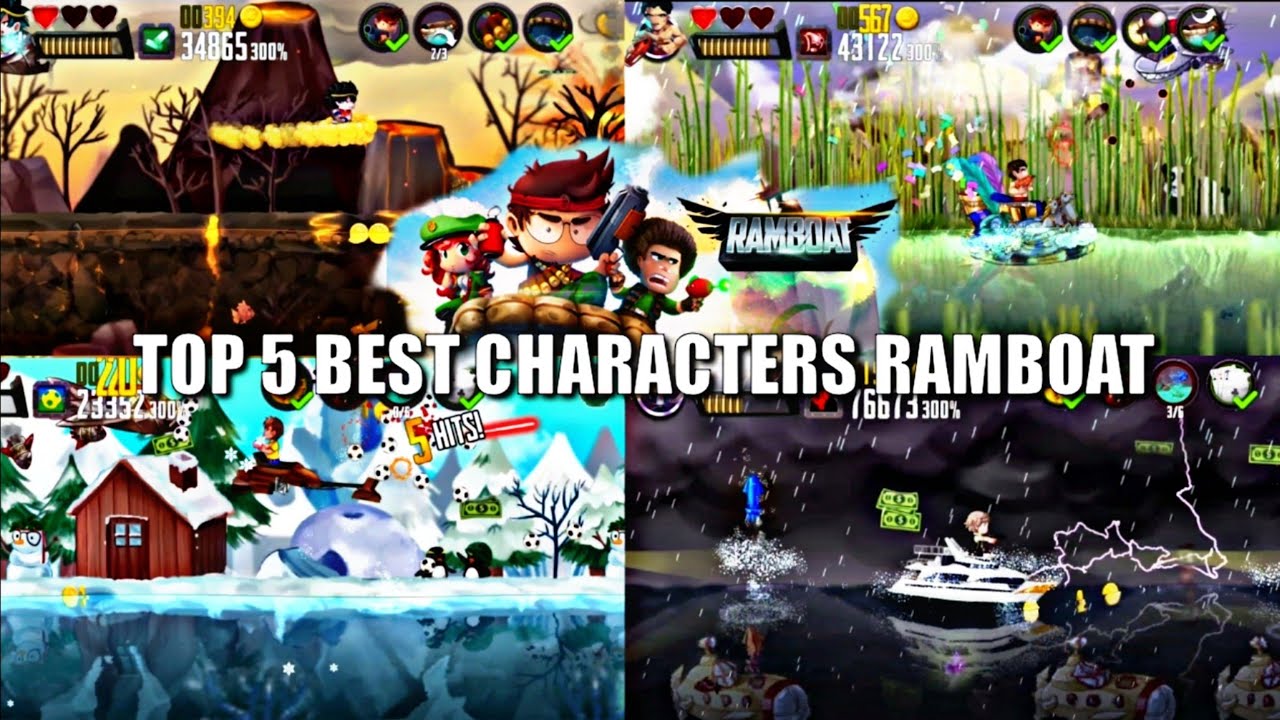 Ramboat Gameplay HD | Top 5 Best Characters Ramboat | Android/iOS Games ...