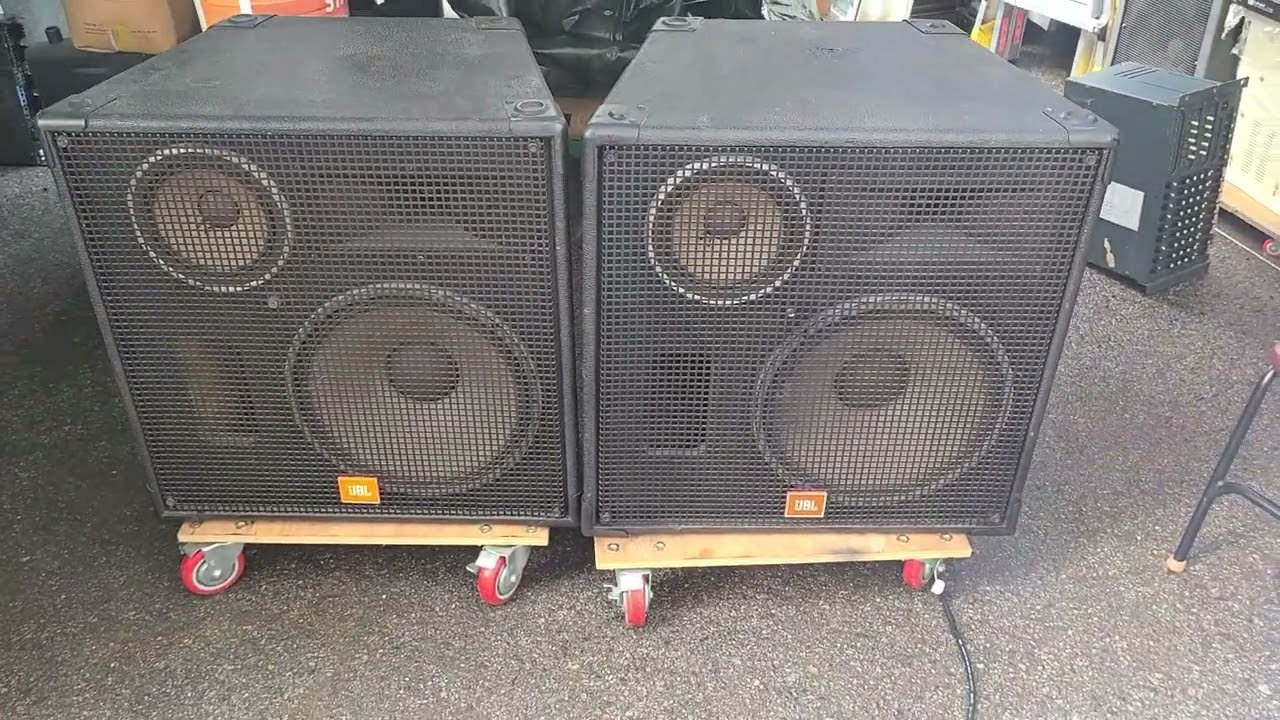 JBL MR835 15인치 3웨이 스피커 중고 - YouTube