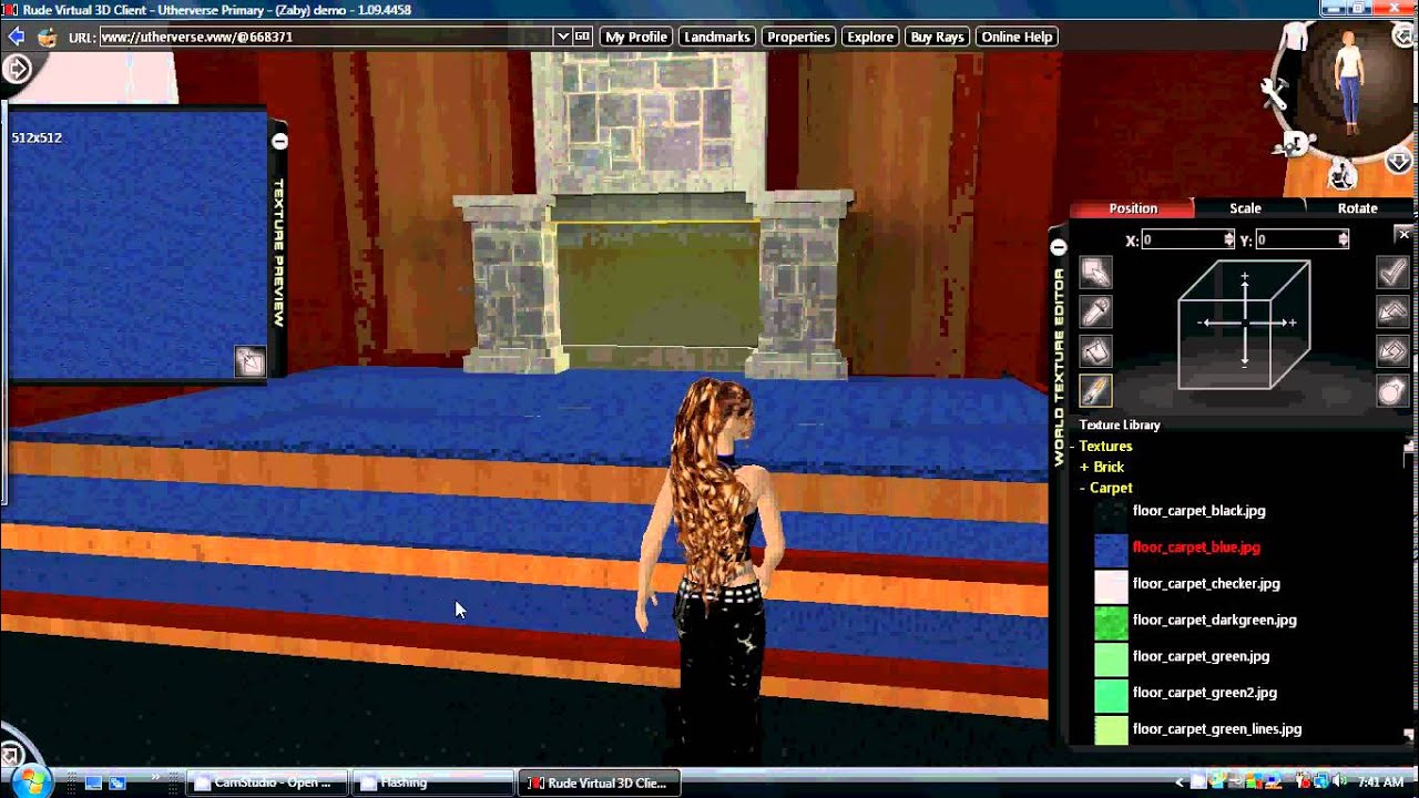 Utherverse World Texture Editor Tutorial - YouTube