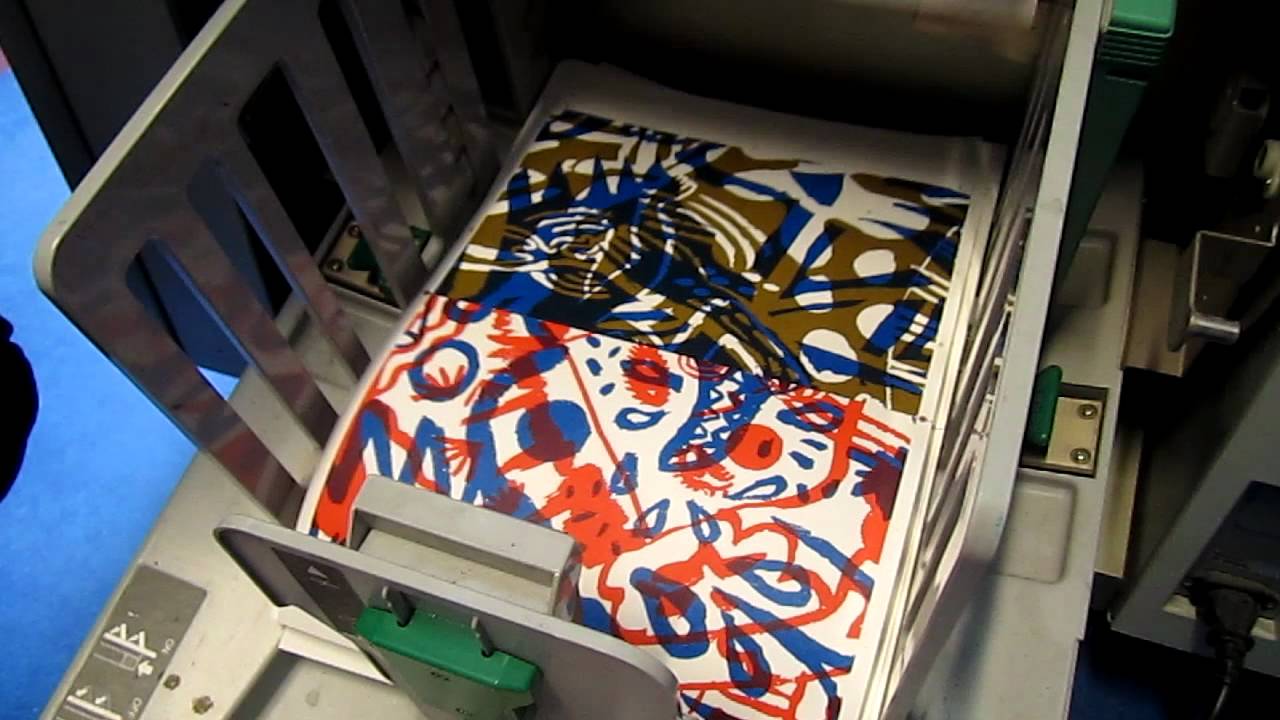 sumi ink club printing - YouTube