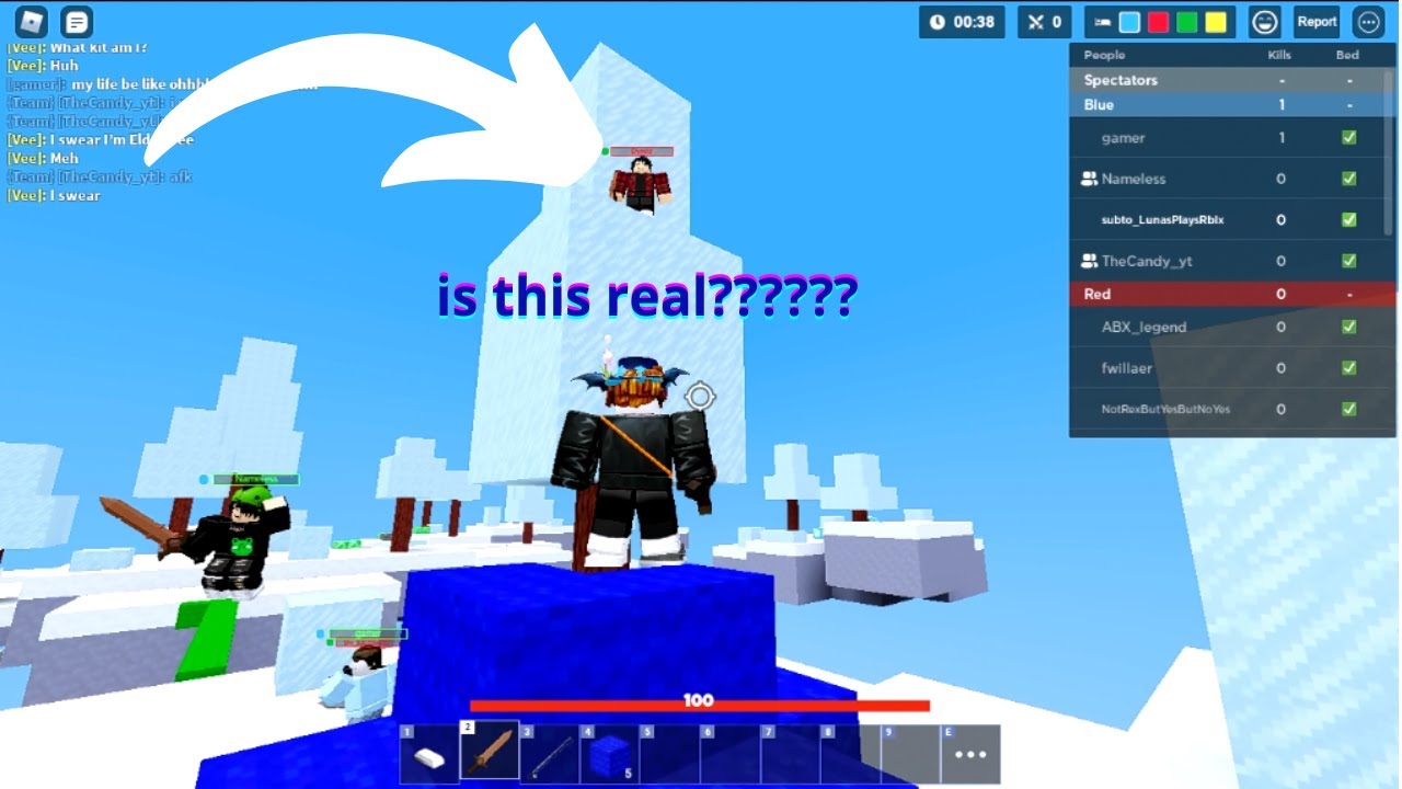is this the real RojoEFE?? roblox bedwars - YouTube