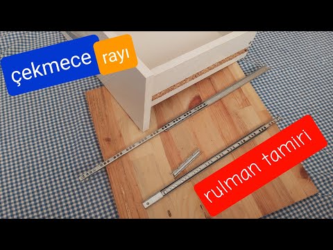Çekmece rayı Tamiri (Kendin Yap) #drawer rail repair ( do it yourself )