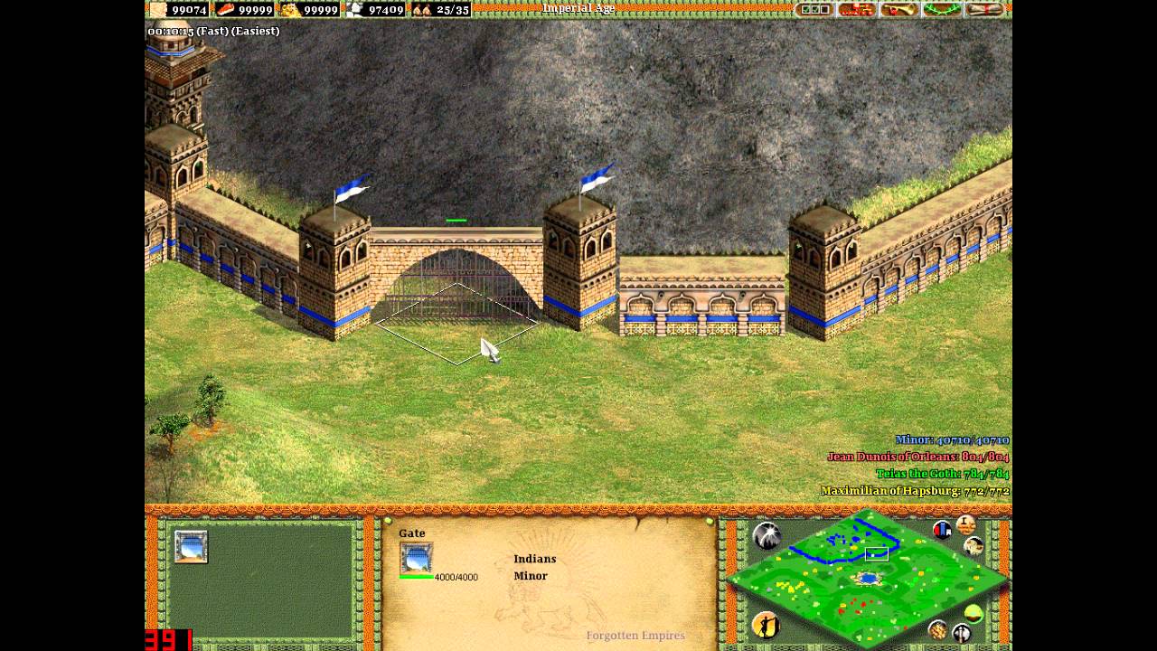 Age of Empires II: The Forgotten Empires - #77: Random Map - Acropolis ...