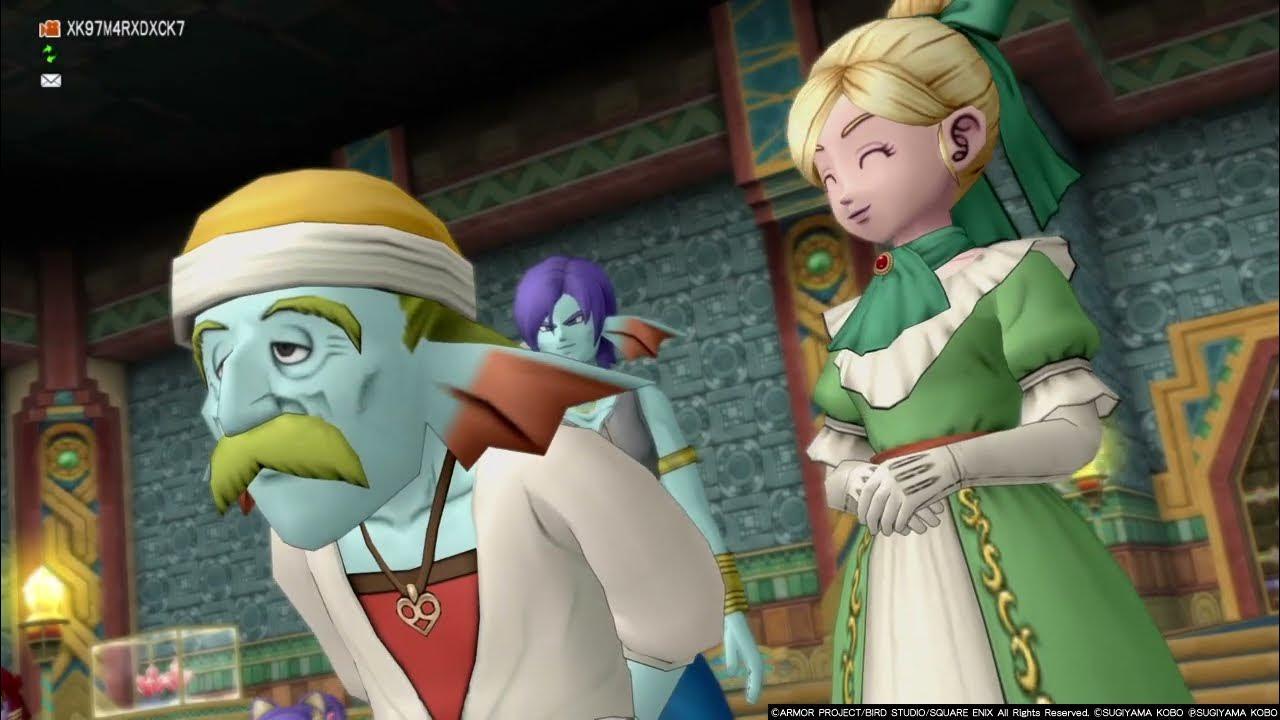 【DQX】バシッルーラストーン解放クエスト3:浮遊大陸ナドラガンド - YouTube