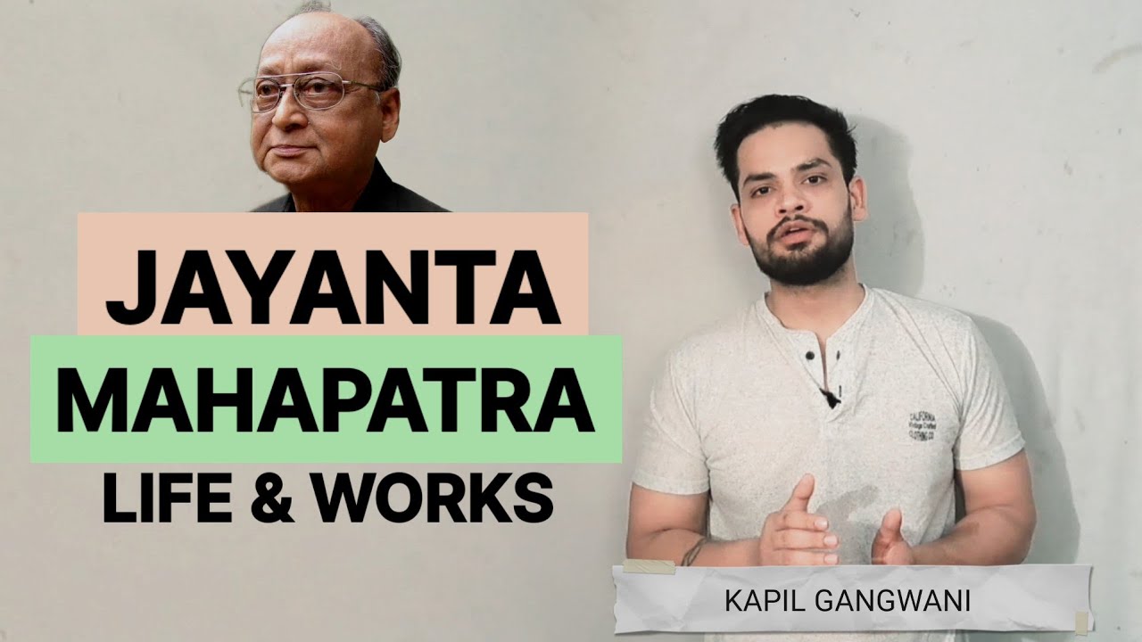 Jayanta Mahapatra | Indian Poet | Biography #englishliterature - YouTube