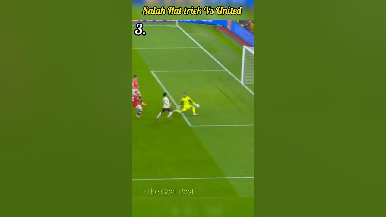 Salah hat trick vs Manchester United at old Trafford #football #livmun #salah #liverpool # ...