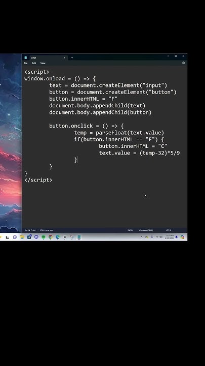 How to Code a Temperature Converter 🌡️♻️ - YouTube