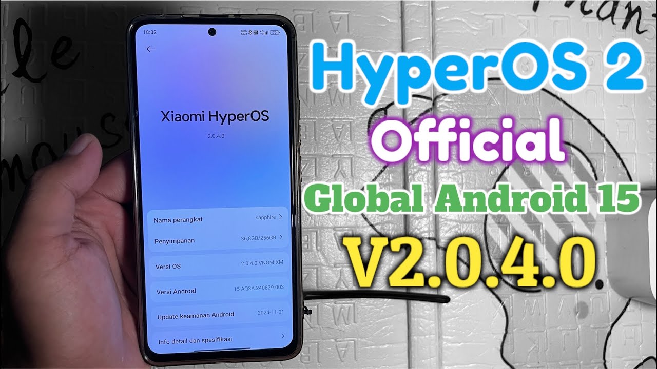 HyperOS 2 - V2.0.4.0.VNGMIXM - GLobal - Redmi Note 13 - YouTube