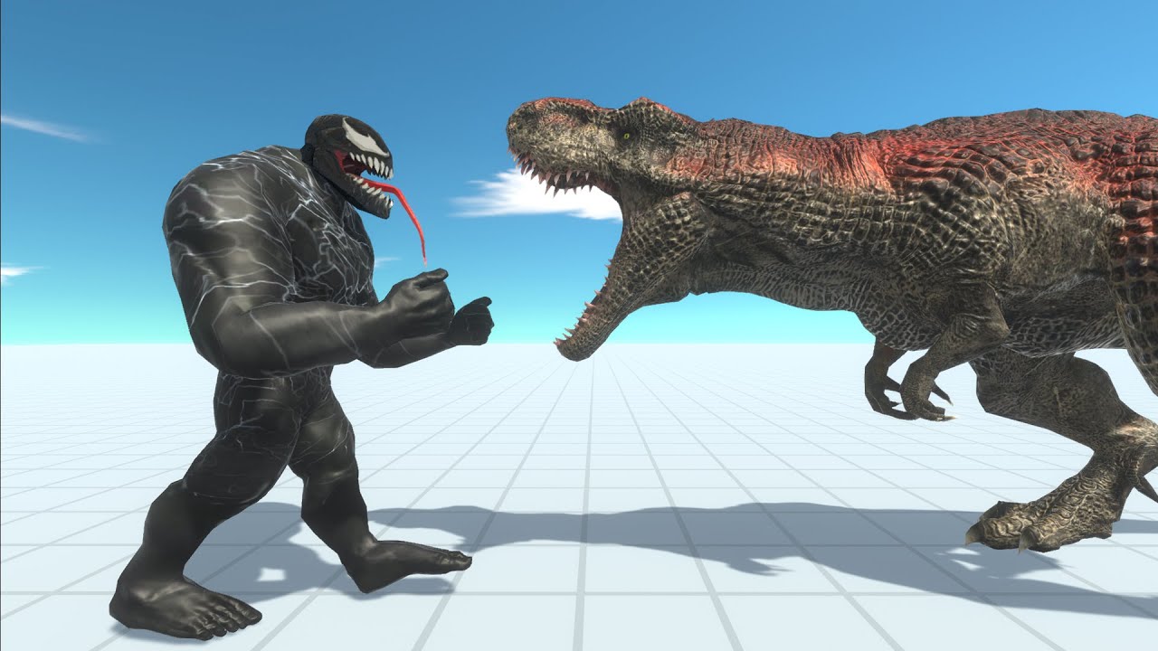 VENOM vs T-REX - Animal Revolt Battle Simulator - YouTube