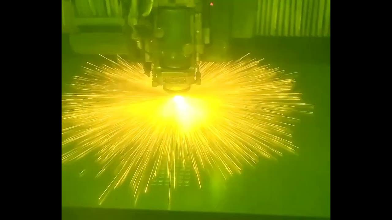 Flash Cutting Amada Fiber Laser - YouTube