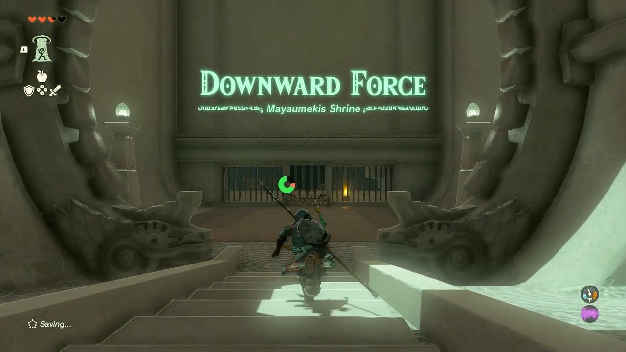 Downward Force Shrine Walkthrough | Zelda Tears of the Kingdom (totk) - YouTube