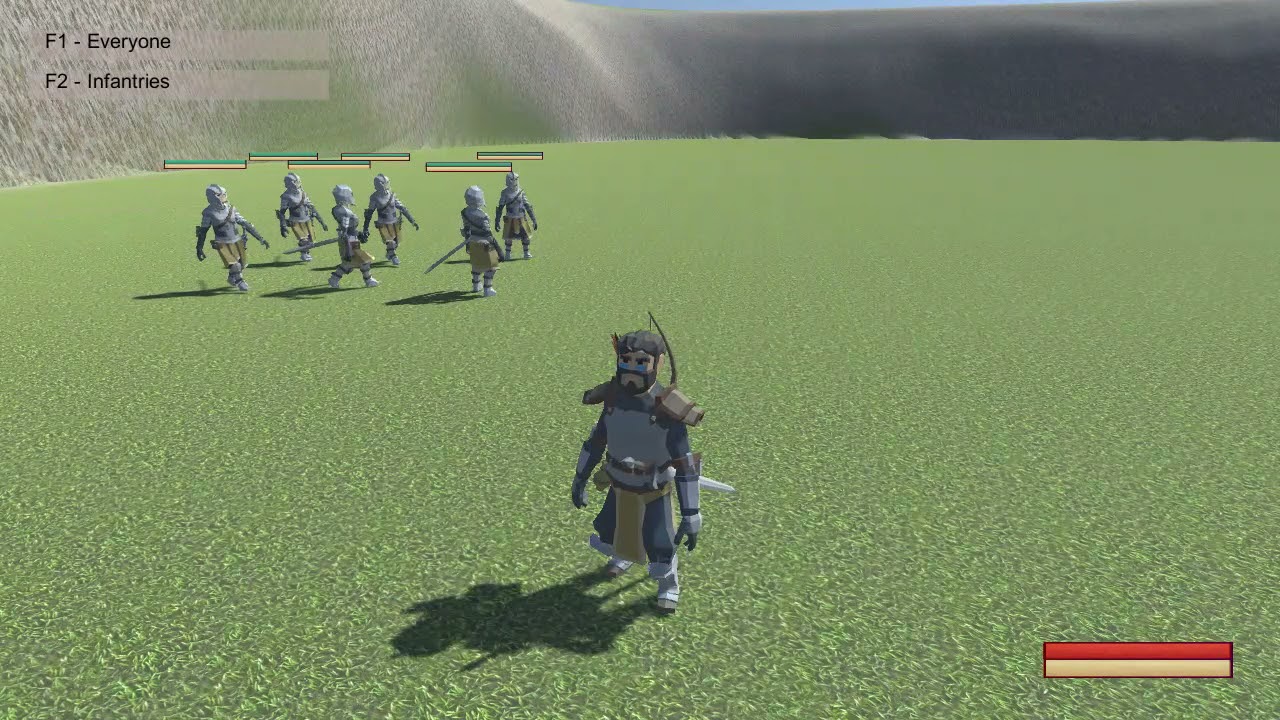 Unity Army Formation - YouTube