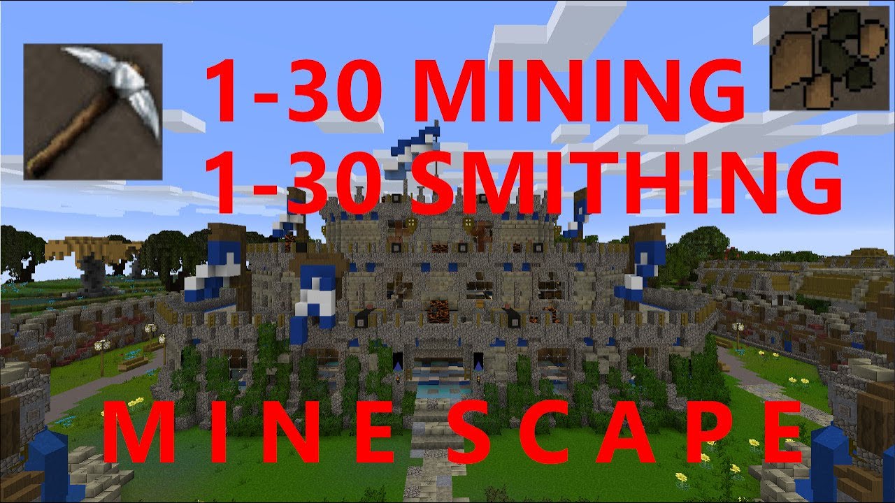 Mining/Smithing Guide 1-30 [Minescape] - YouTube