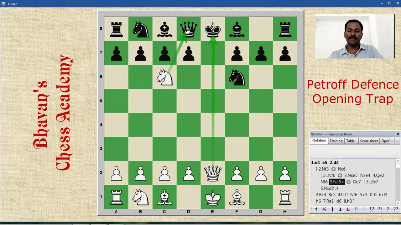 Petroff Defence -Opening Trap - YouTube