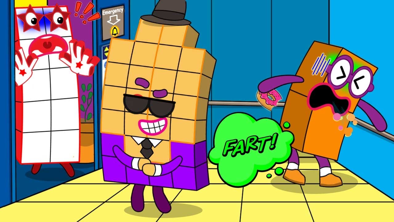 OMG Numberblocks 26! Don't Fart Carelessly in Public Places l ...