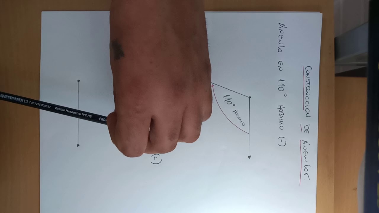 Construcción de ángulos. - YouTube